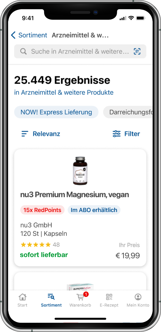 SHOP APOTHEKE App für Android & iOS