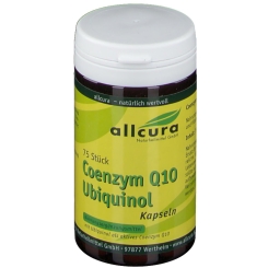 allcura Coenzym Q 10 Ubiquinol 100 mg - shop-apotheke.com