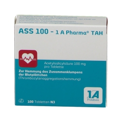 ASS 100 - 1 A Pharma® TAH - shop-apotheke.com