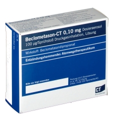 Beclometason- CT 0,10 mg Dosieraerosol 200 Hub - shop-apotheke.com