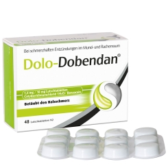 Dolo-Dobendan® 1,4 mg / 10 mg Halstabletten - shop-apotheke.com