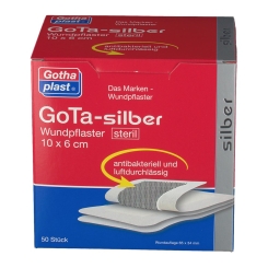 GoTa-silber Wundpflaster steril 10 cm x 6 cm - shop-apotheke.com