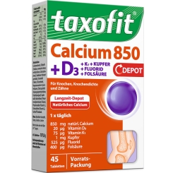 taxofit® Calcium 850 + D3 Depot Tabletten - shop-apotheke.com