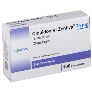 CLOPIDOGREL Zentiva 75 mg 100 St - shop-apotheke.com