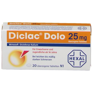 Diclac® Dolo 25 mg 20 St - shop-apotheke.com