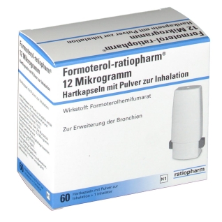 Formoterol ratiopharm 12ug Inhalationskapseln + 1 Inhalat 60 St - shop ...