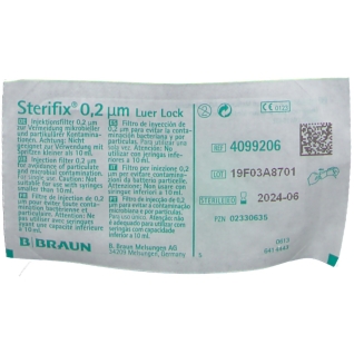 Infusionszubehör Sterifix® Lock Filter 0,2µm 1 St - shop-apotheke.com