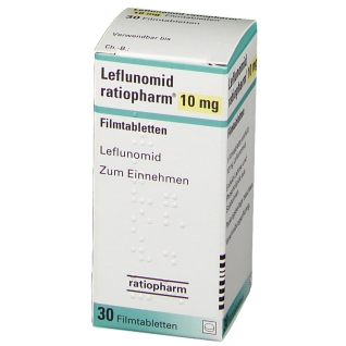 LEFLUNOMID ratiopharm 10 mg Filmtabletten 30 St - shop-apotheke.com