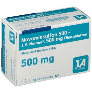 Novaminsulfon 500 1 A Pharma® Filmtabletten 50 St - shop-apotheke.com