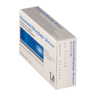 Paracetamol 250 mg Supp. - 1A-Pharma® 10 St - shop-apotheke.com