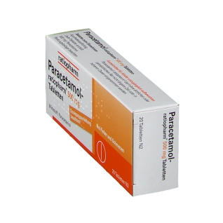 Paracetamol-ratiopharm® 500 mg 20 St - shop-apotheke.com