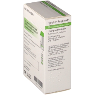 SPIOLTO Respimat 2,5 µg/2,5 µg pro Hub Inhal.-Lsg. 4 ml - shop-apotheke.com