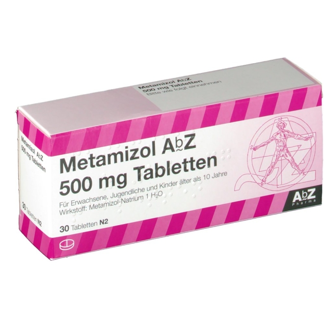 METAMIZOL AbZ 500 mg Tabletten 30 St - shop-apotheke.com