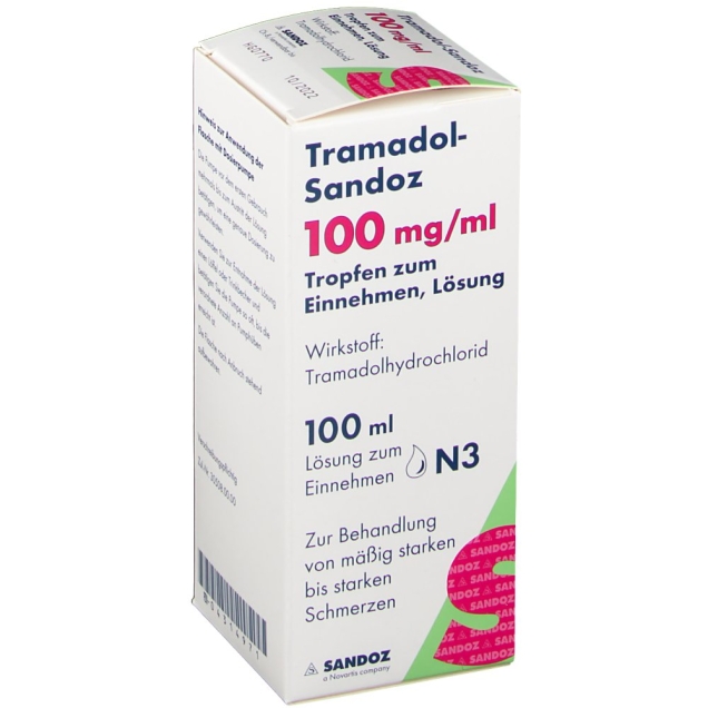 TRAMADOL Sandoz 100 mg/ml Tropfen 100 ml - shop-apotheke.com