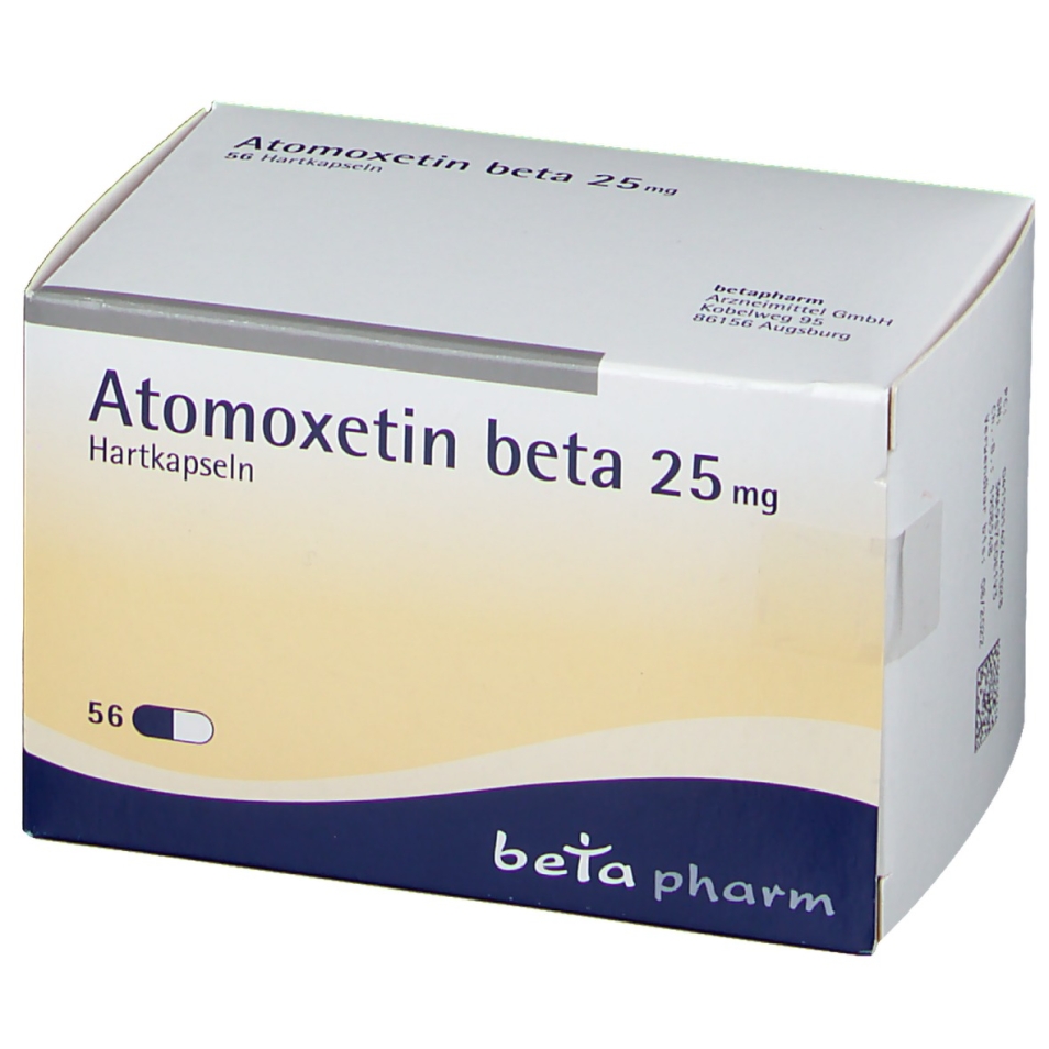 ATOMOXETIN beta 25 mg Hartkapseln 56 St - shop-apotheke.com