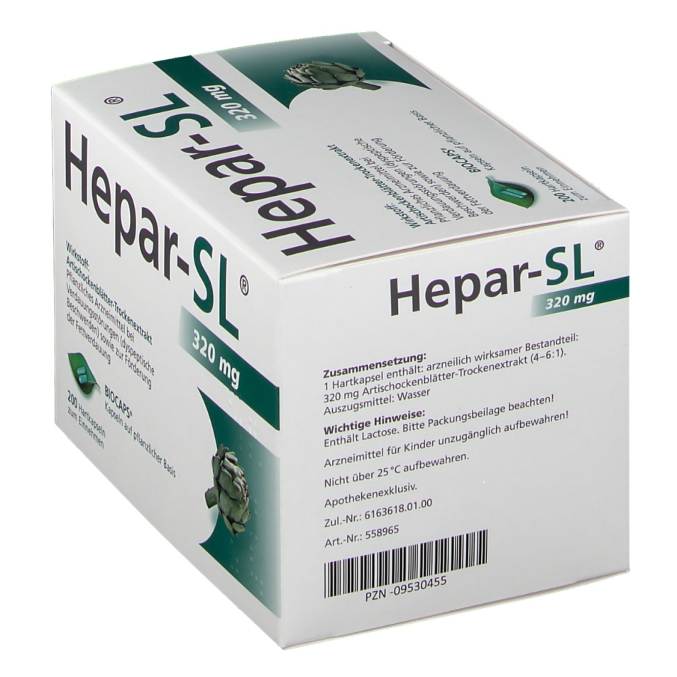 Hepar-SL® 320 mg 200 St - shop-apotheke.com