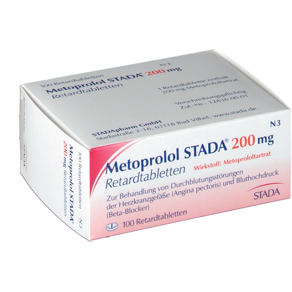 Metoprolol Stada 200 retard Tabl. 100 St - shop-apotheke.com