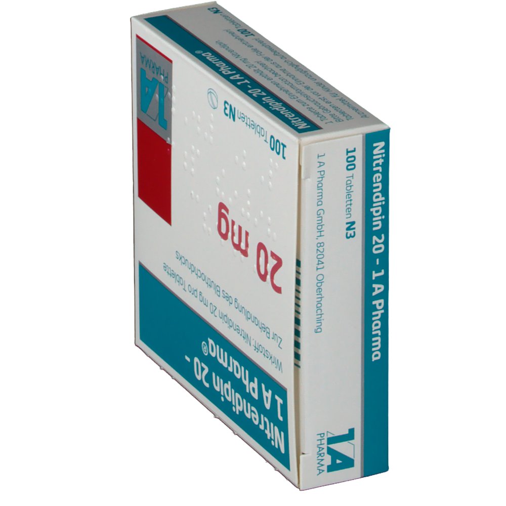 Nitrendipin 20 1A Pharma Tabletten - shop-apotheke.com