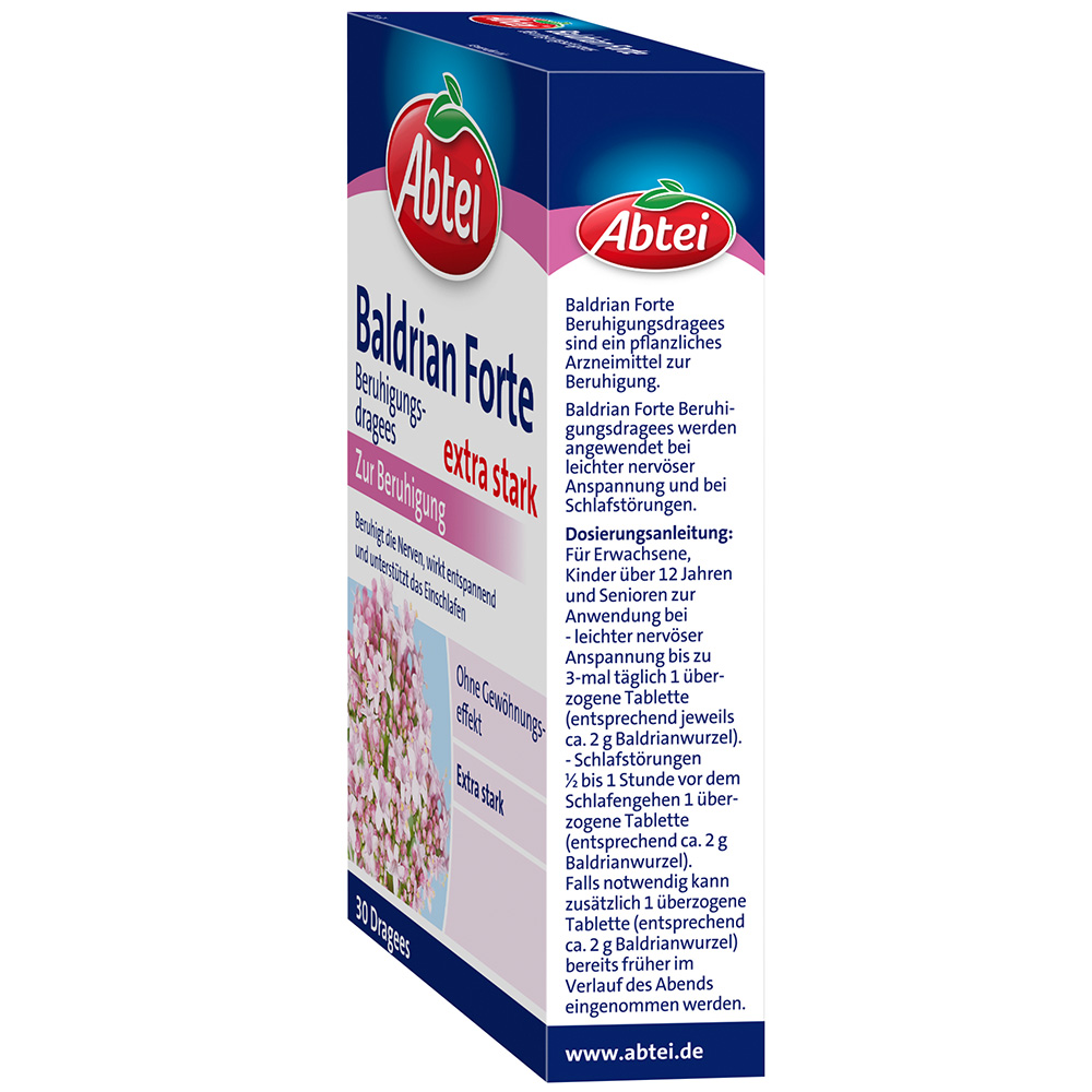 Abtei Baldrian Forte Beruhigungsdragees - shop-apotheke.com