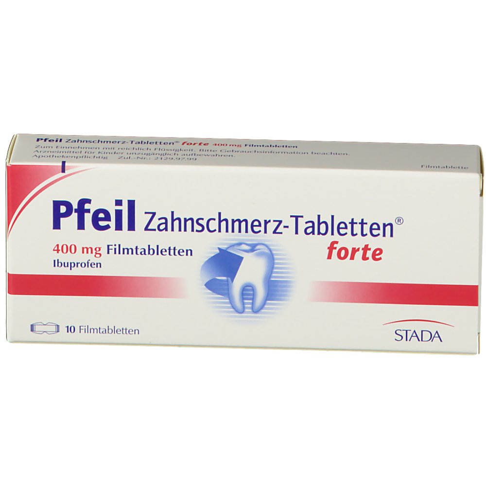 Pfeil Zahnschmerz Filmtabletten forte - shop-apotheke.com