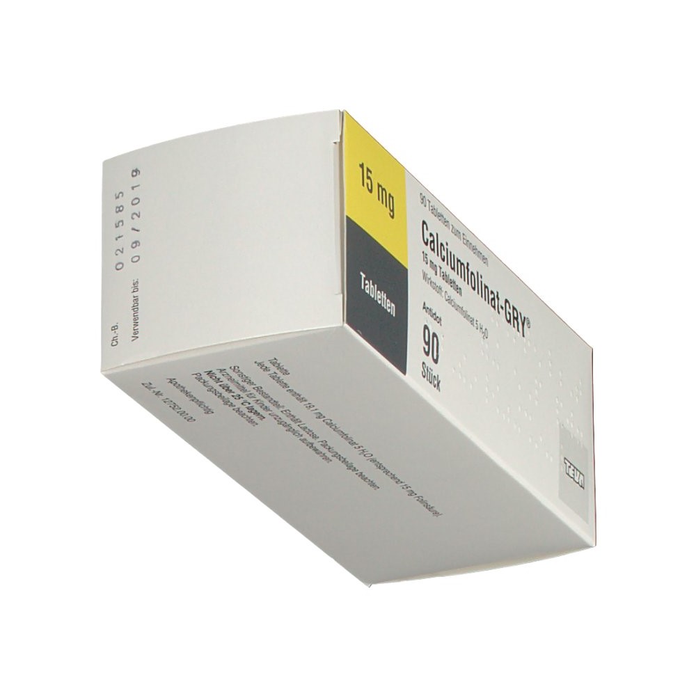 CALCIUMFOLINAT GRY 15 Tabletten - shop-apotheke.com