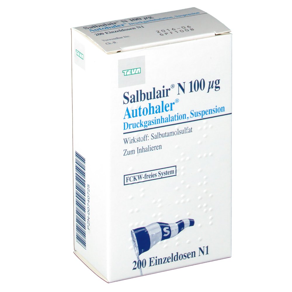 Salbulair N Autohaler 200 Hub Dos.-Aerosol - shop-apotheke.com