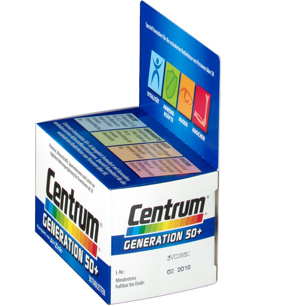Centrum Generation 50+ + Lutein Tabletten - shop-apotheke.com