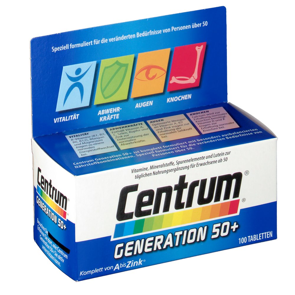 Centrum Generation 50+ + Lutein Tabletten - shop-apotheke.com