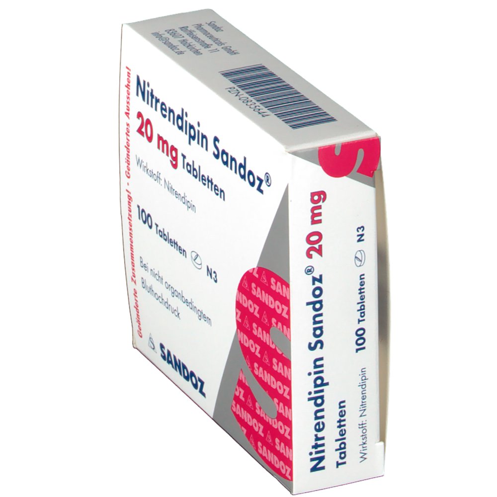 Nitrendipin Sandoz 20 mg Tabletten - shop-apotheke.com