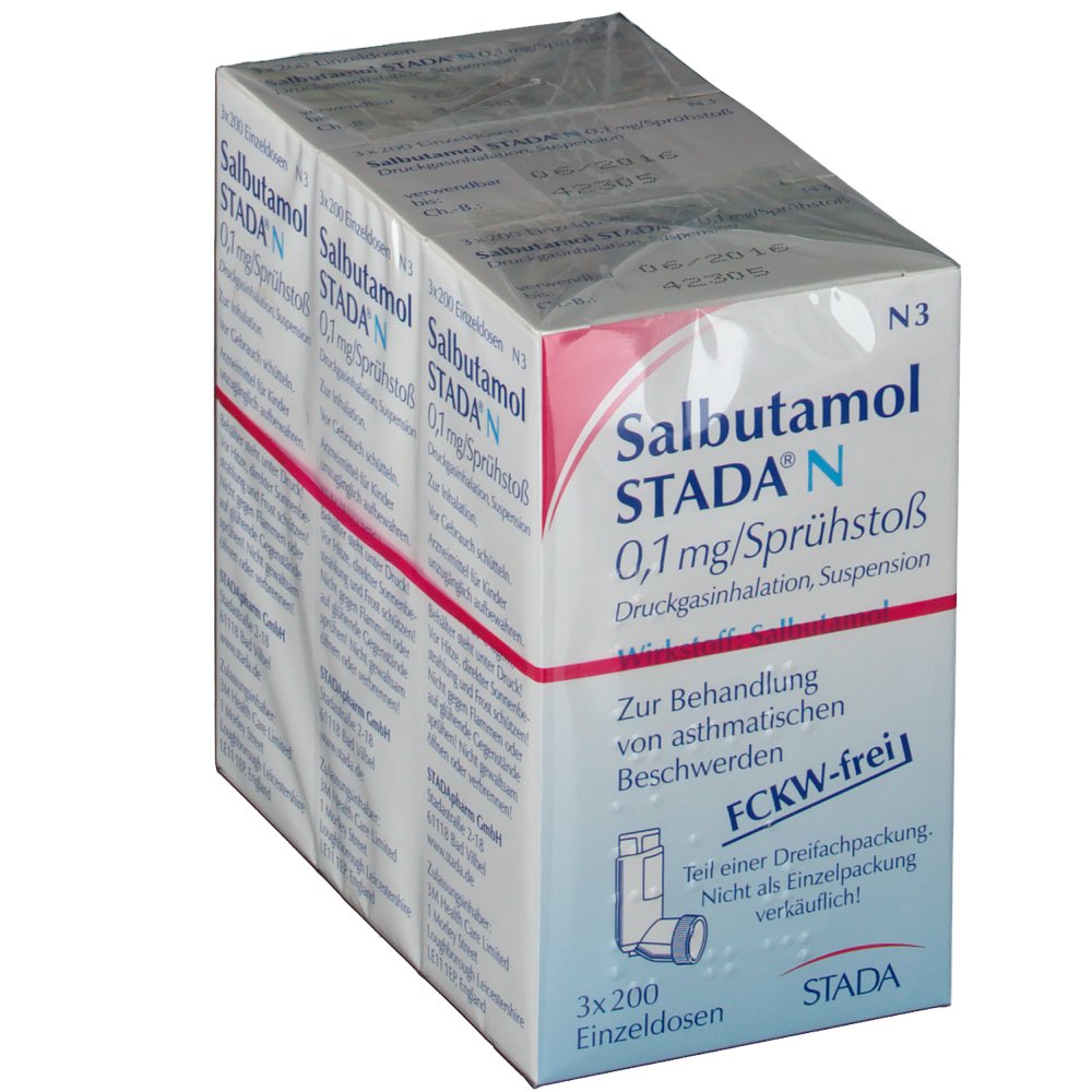 Salbutamol Stada N 200 Ed Dos.-Aerosol - shop-apotheke.com