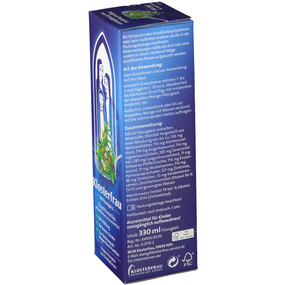 KLOSTERFRAU Melissengeist - shop-apotheke.com