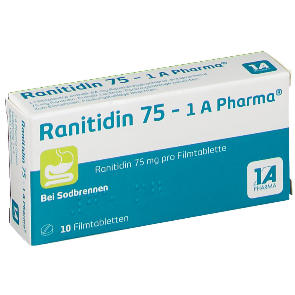 Ranitidin 75 - 1 A Pharma® - shop-apotheke.com