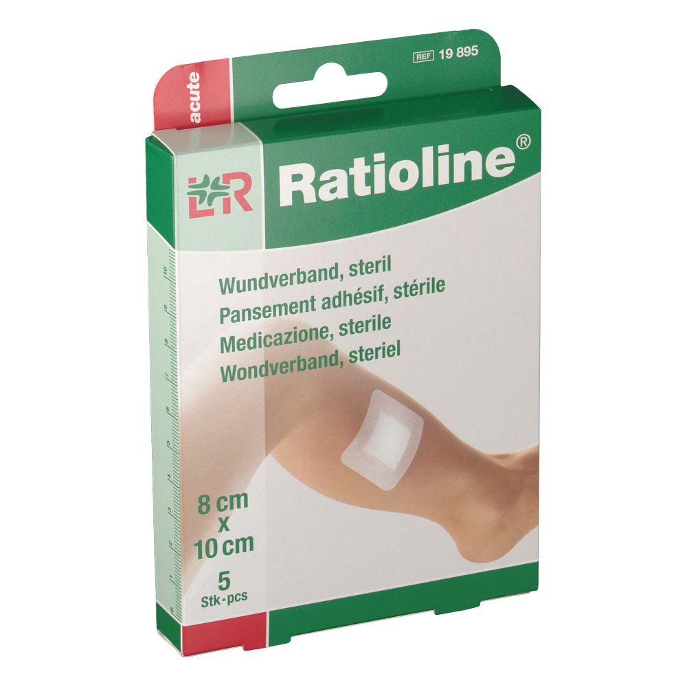 Ratioline® acute steriler Wundverband 8 x 10 cm - shop-apotheke.com
