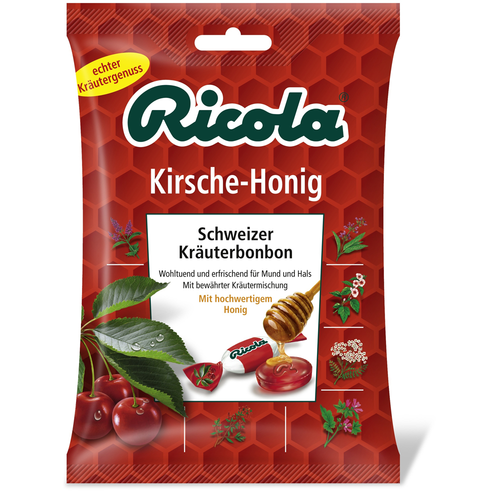 Ricola® Schweizer Kräuterbonbon Kirsche-Honig mit Zucker - shop ...