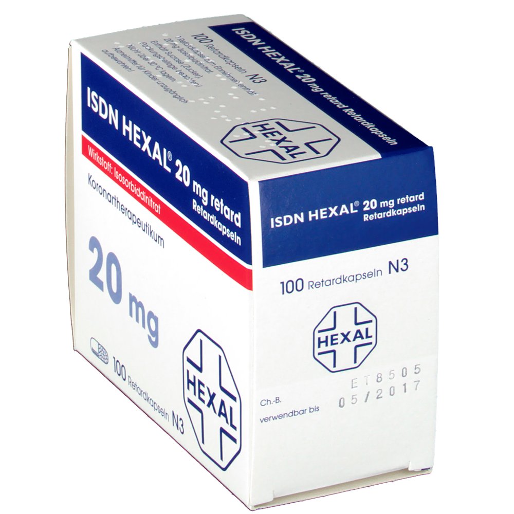 Isdn Hexal 20 mg Retardkapseln - shop-apotheke.com