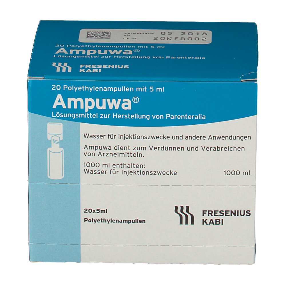 Ampuwa® Wasser für Injektionszwecke - shop-apotheke.com
