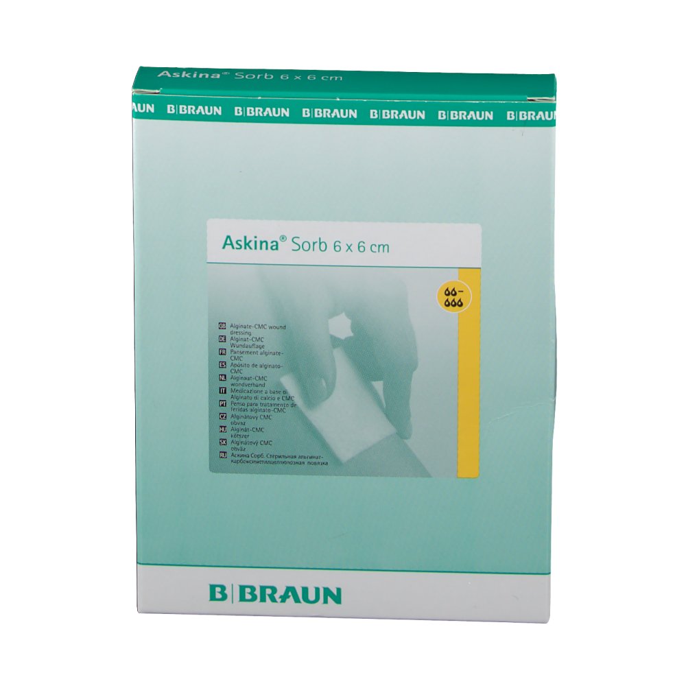 Askina® Sorb Wundauflage 6 cm x 6 cm steril - shop-apotheke.com