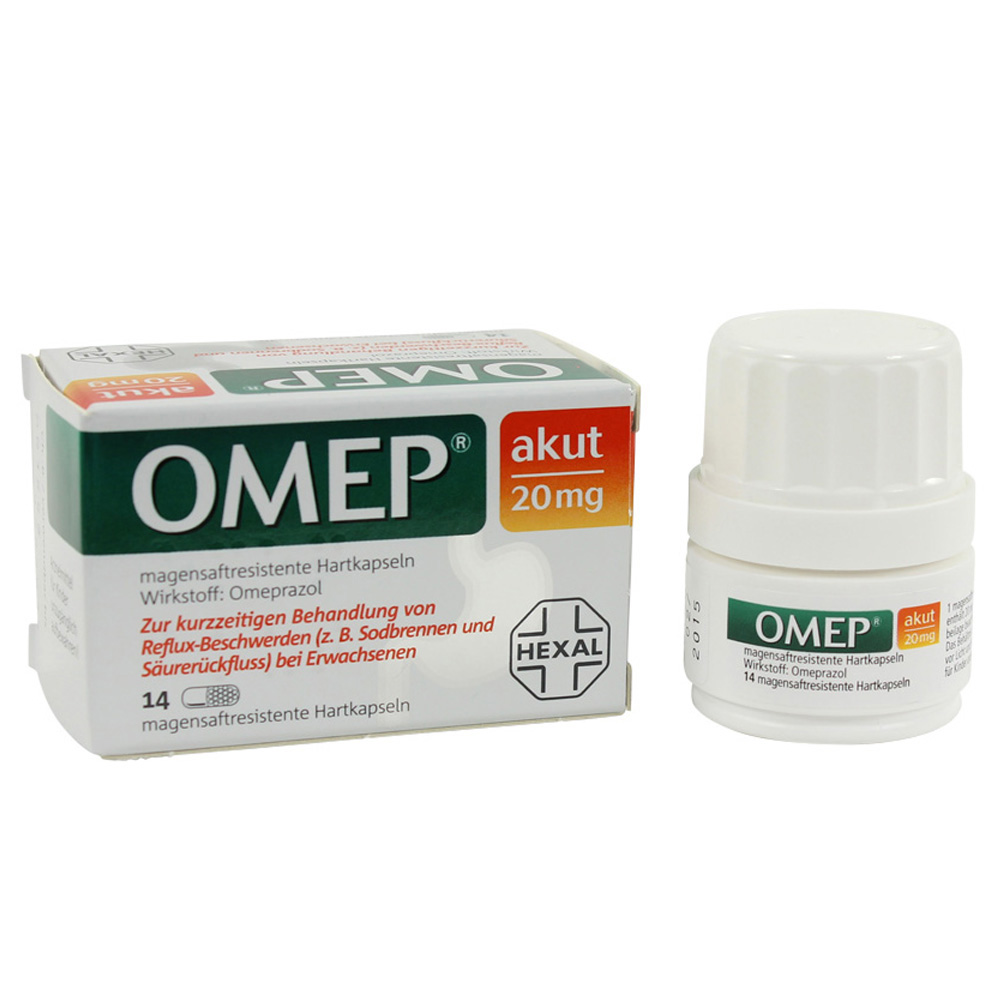 OMEP® akut 20 mg, magensaftresistente Hartkapseln - shop-apotheke.com