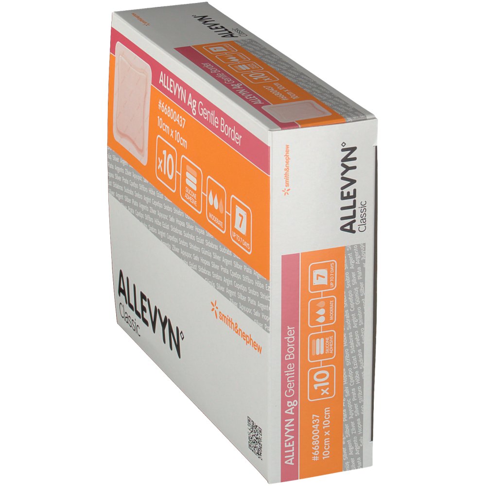 ALLEVYN® Ag Gentle Border 10x10cm steril - shop-apotheke.com