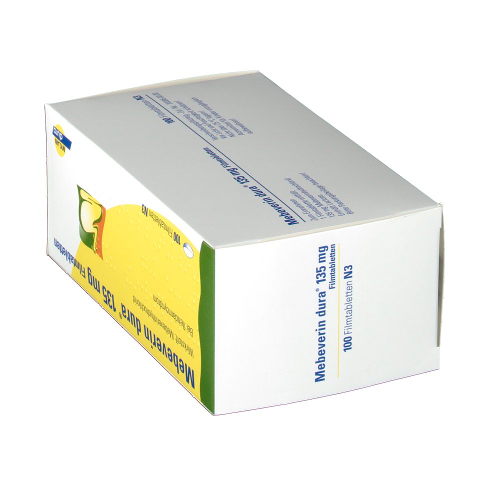 Mebeverin Dura 135 mg Filmtabletten - shop-apotheke.com