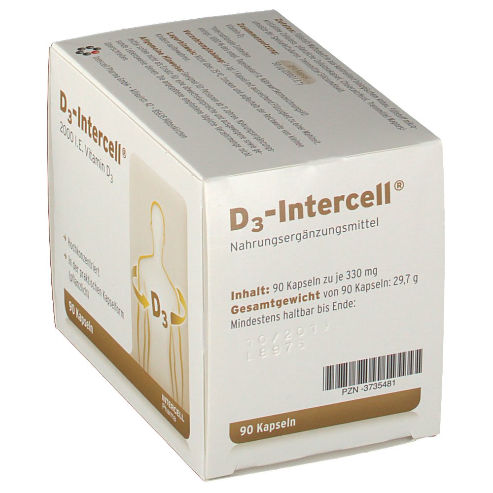 D3-INTERCELL 2.000 I.E. Kapseln - shop-apotheke.com