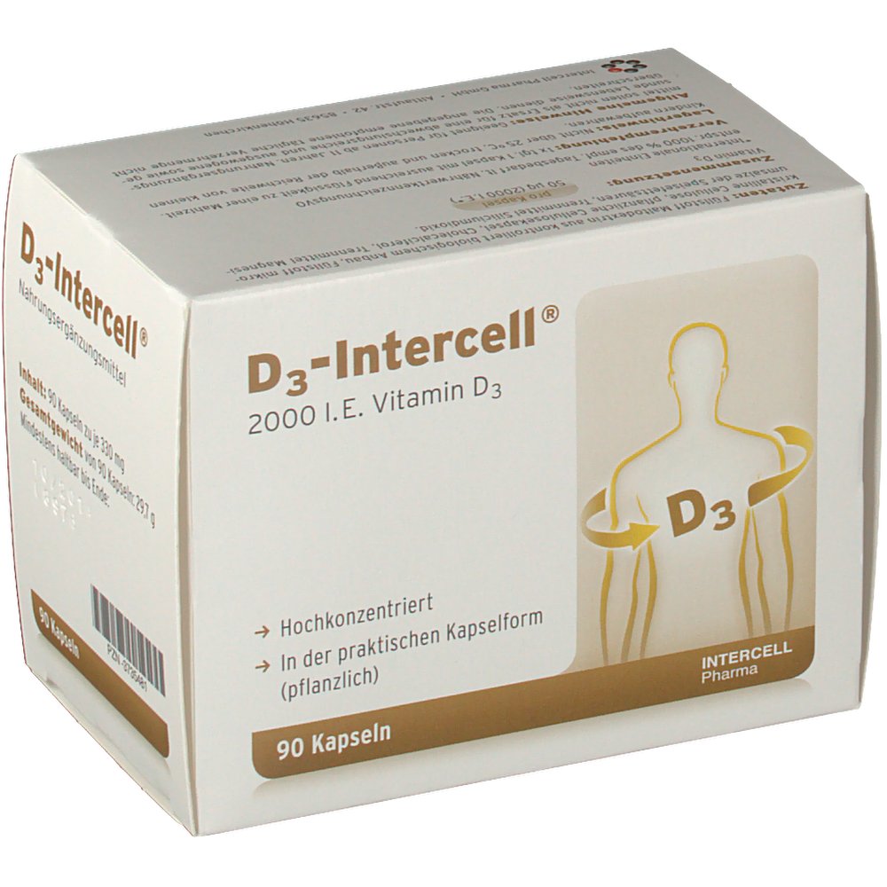 D3-INTERCELL 2.000 I.E. Kapseln - shop-apotheke.com
