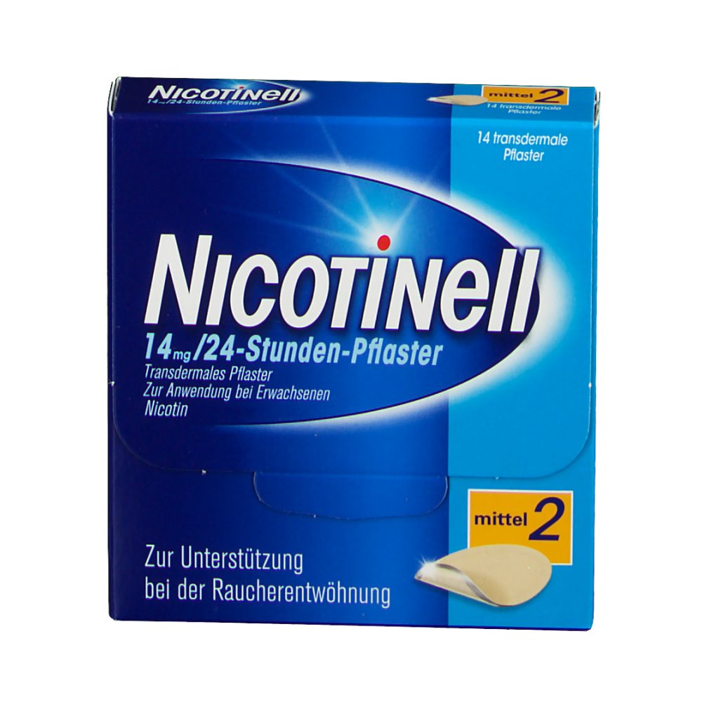 Nicotinell® 14 mg 24-Stunden-Pflaster - shop-apotheke.com