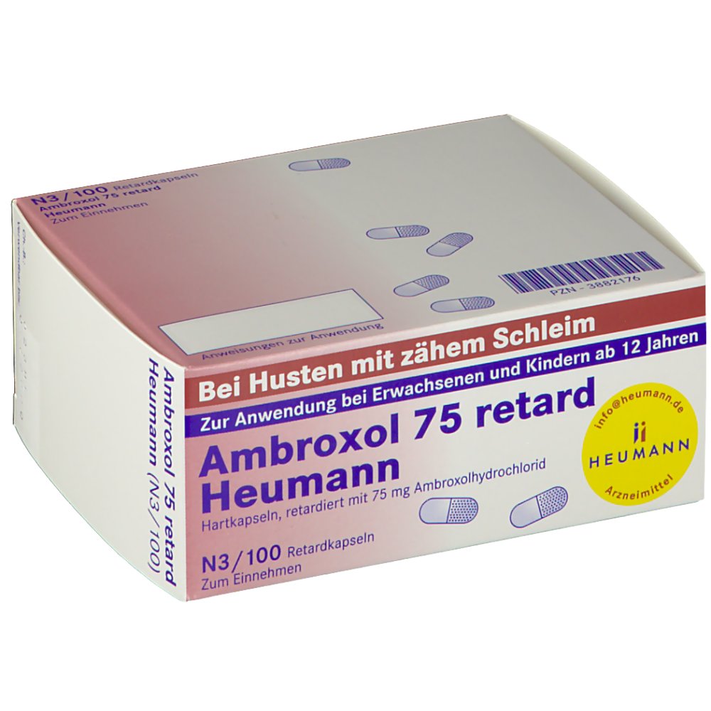 Ambroxol 75 retard Heumann Kapseln - shop-apotheke.com