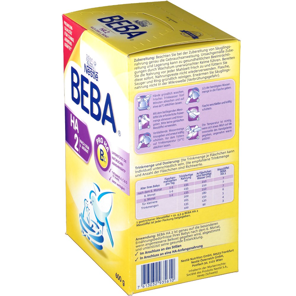 Nestlé BEBA® HA 2 nach dem 6. Monat - shop-apotheke.com