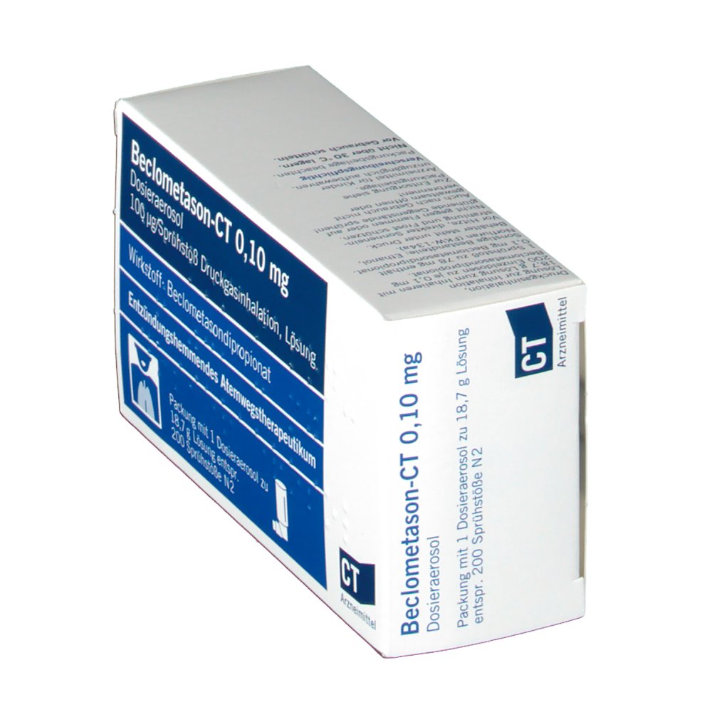 Beclometason- Ct 0,10 mg Dos.Aer.200 Hub - shop-apotheke.com