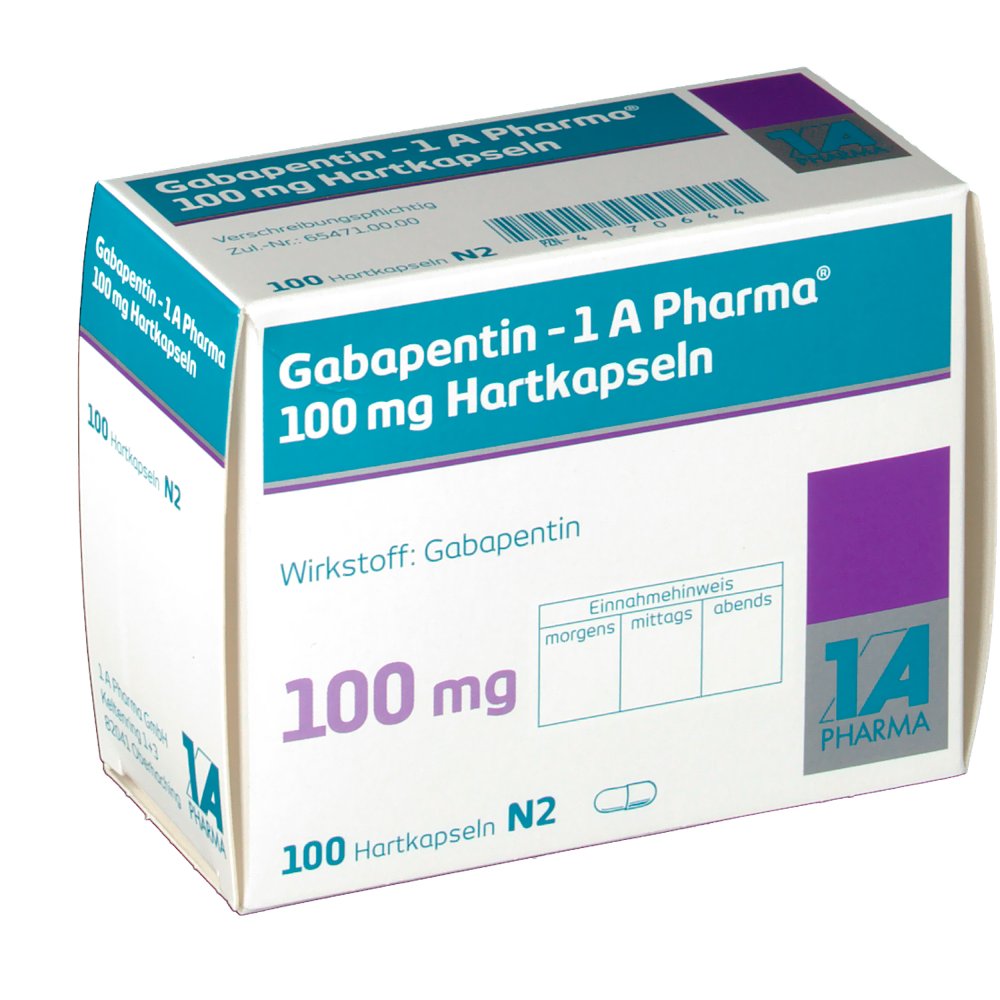 Gabapentin 1 A Pharma 100 Mg Kapseln Shop apotheke
