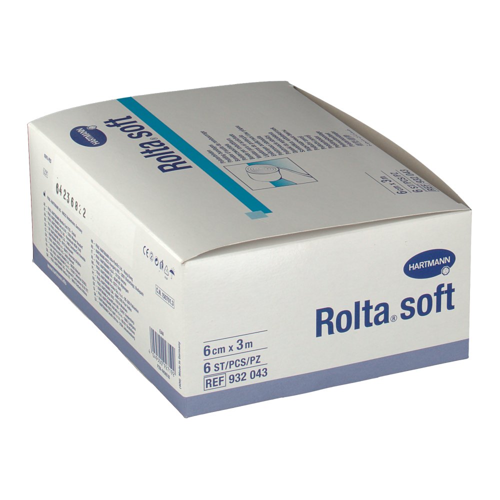 Rolta® soft Synthetik-Wattebinden 3 m x 6 cm - shop-apotheke.com