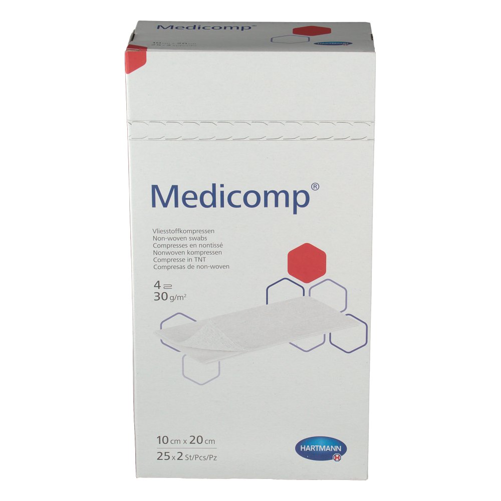 Medicomp® Kompressen steril 4-fach 10 x 20 cm - shop-apotheke.com