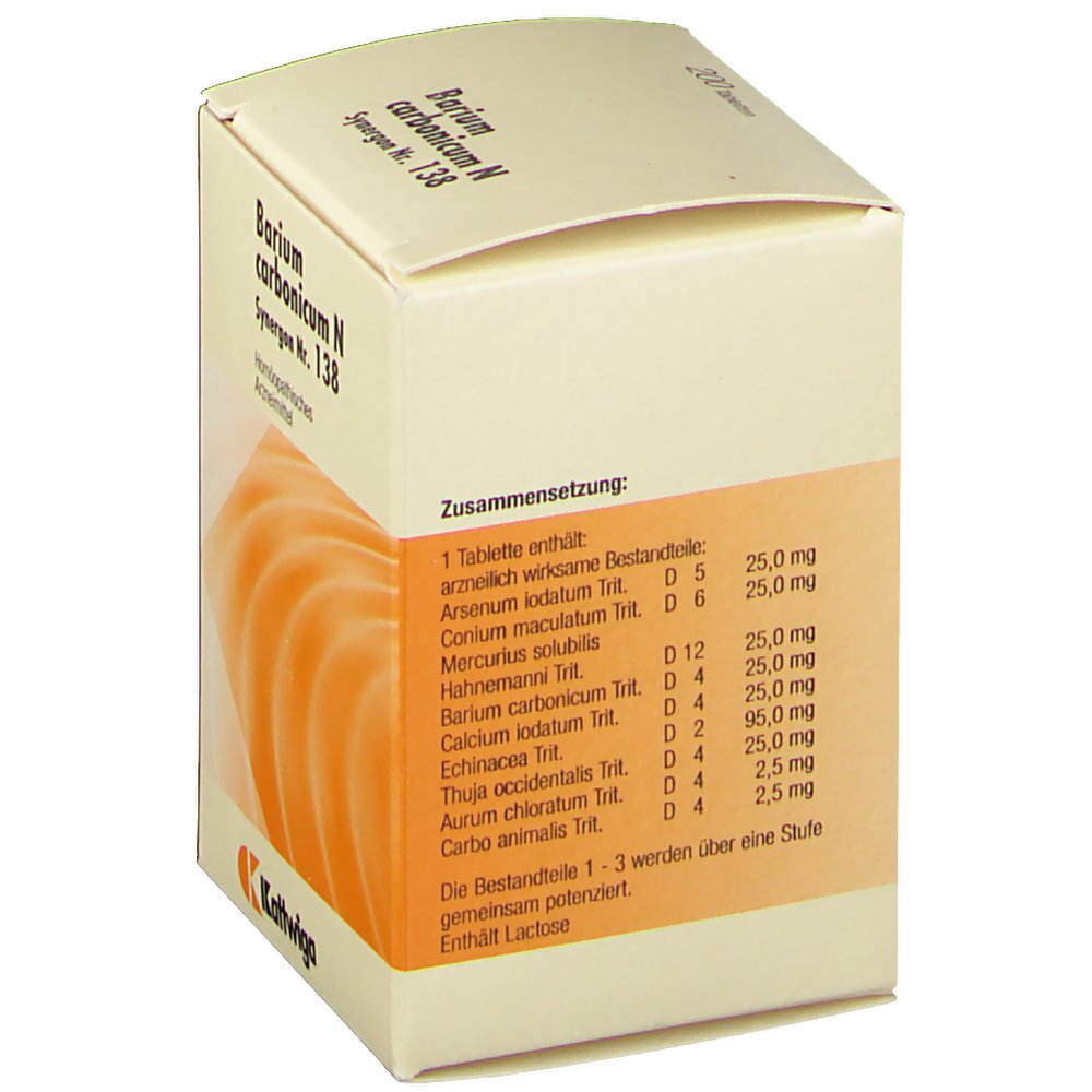 Synergon 138 Barium carb. N Tabletten - shop-apotheke.com